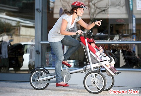 Велосипед – маме, малышу – коляска - Страна Мам