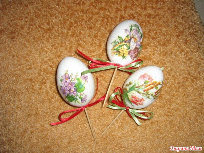 Пасхальные яйца. - Декупаж - Страна Мам