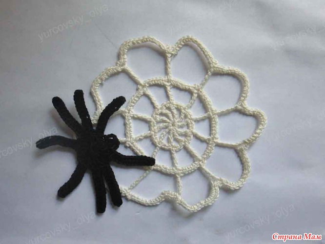 Аппликация паук - Вязание для детей - Страна Мам