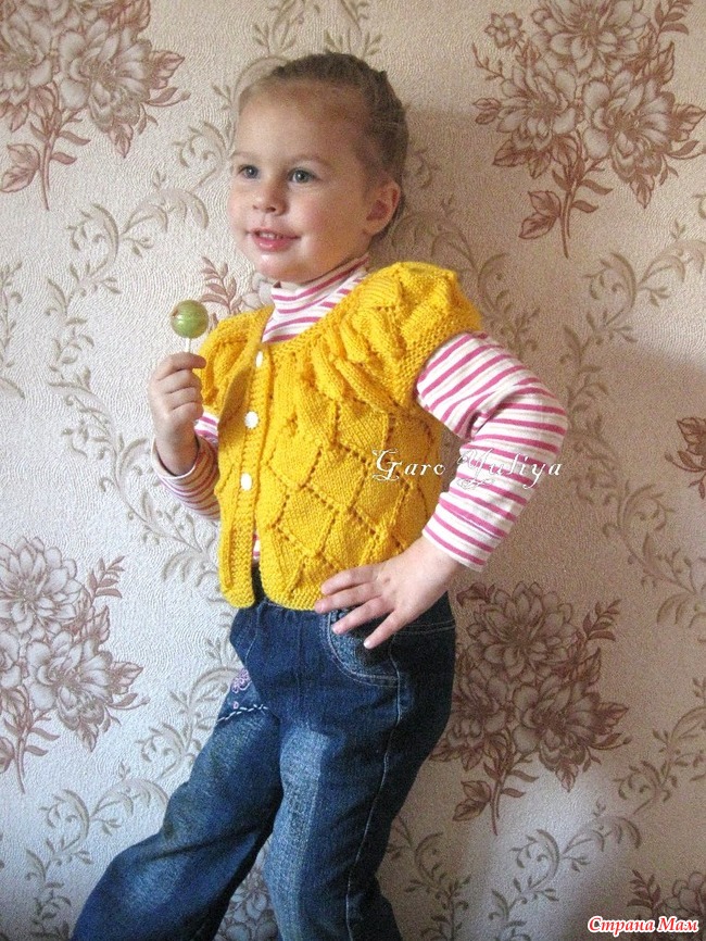 Болеро с ромбиками - Вязание - Страна Мам