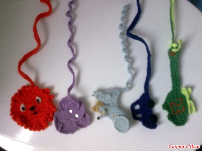 Закладки в книжки для племяшки Вязание Страна Мам