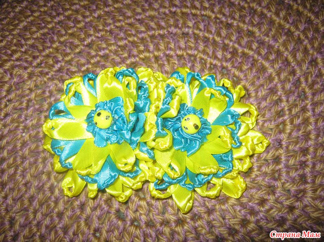 Весна на улице - Канзаши - Страна Мам