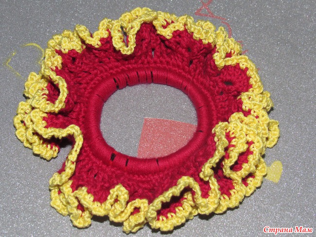 *Резинка для волос крючком - Вязание для детей - Страна Мам