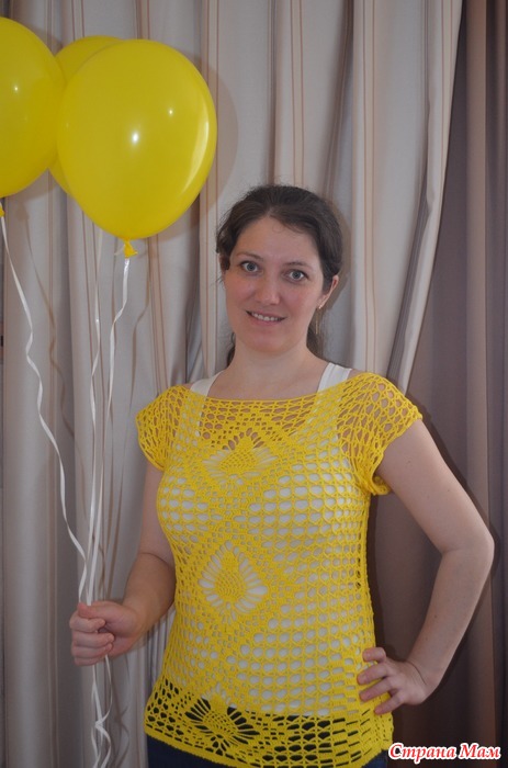 моя "Пляжная туника" СОЛНЫШКО - Вязание - Страна Мам