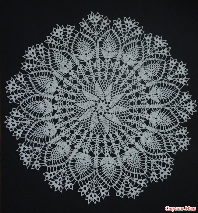 . Салфетка крючком - Все в ажуре... (вязание крючком) - Страна Мам