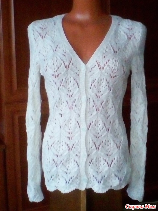 Ажурный жакет. - Вязание - Страна Мам