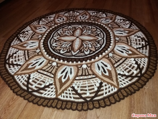 Коврик "Май" Автор Евгения Тыченко - Вязание - Страна Мам